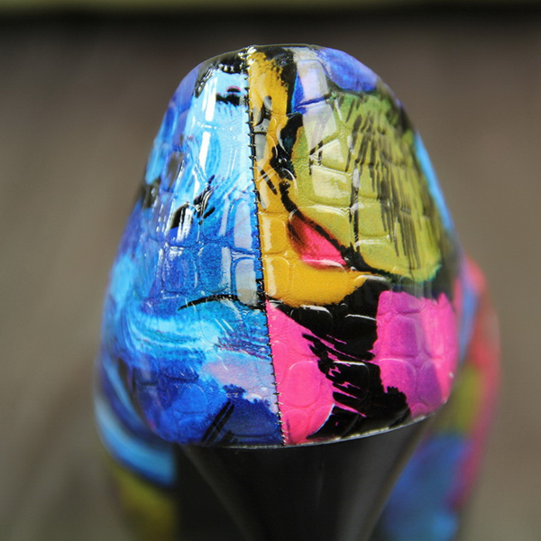 Flora Print Peep Toe Heeled Shoes A578 on Luulla